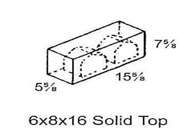 6 Inch Wide Block - Southwest Block