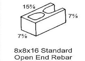 8 Inch Wide Block - Southwest Block